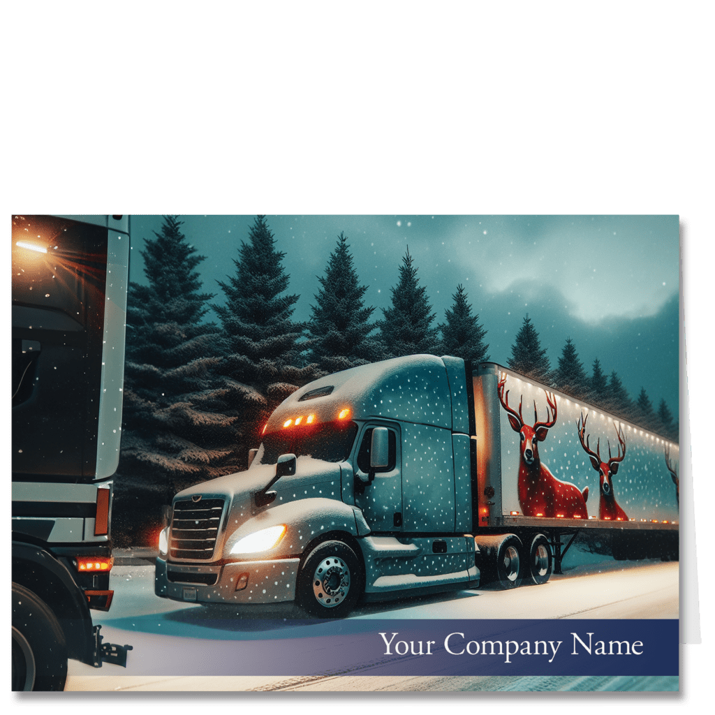 Trucking Industry Christmas Cards Santas Gifts | Shop Bulk Discounts ...