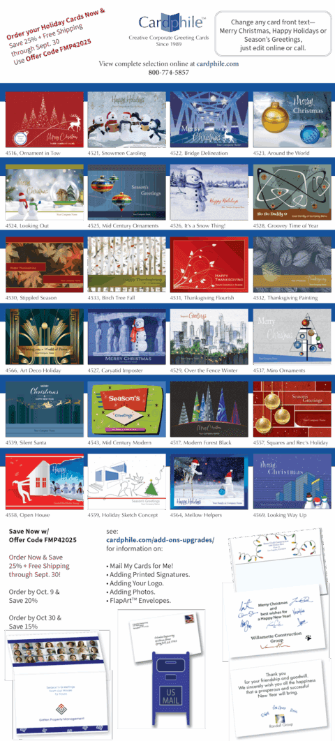 Cardphile Personalized Christmas Cards Designs | 2025 Fall